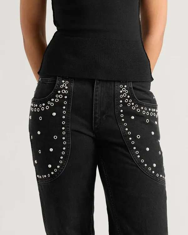 Isabel Marant Étoile Toile Silka Studded Jeans