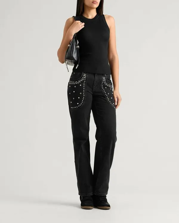 Isabel Marant Étoile Toile Silka Studded Jeans