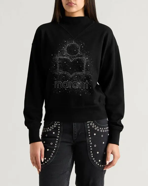 Isabel Marant Étoile Toile Moby Glitter Sweatshirt