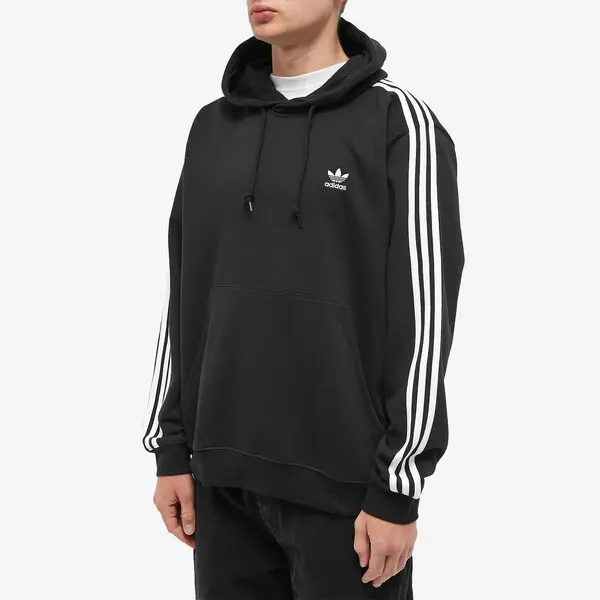 Adidas 3 Stripe Hoodie