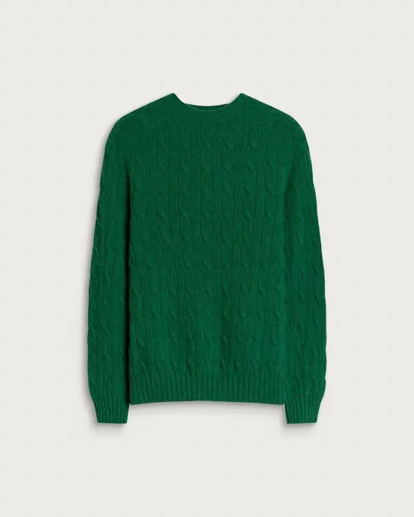 Barbour Scottish Made Cable Crew