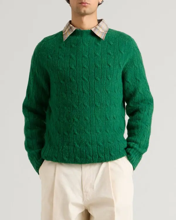 Barbour Scottish Made Cable Crew