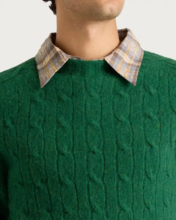 Barbour Scottish Made Cable Crew