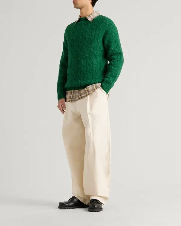 Barbour Scottish Made Cable Crew