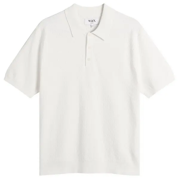 WAX LONDON Naples Retro Diamond Knit Polo