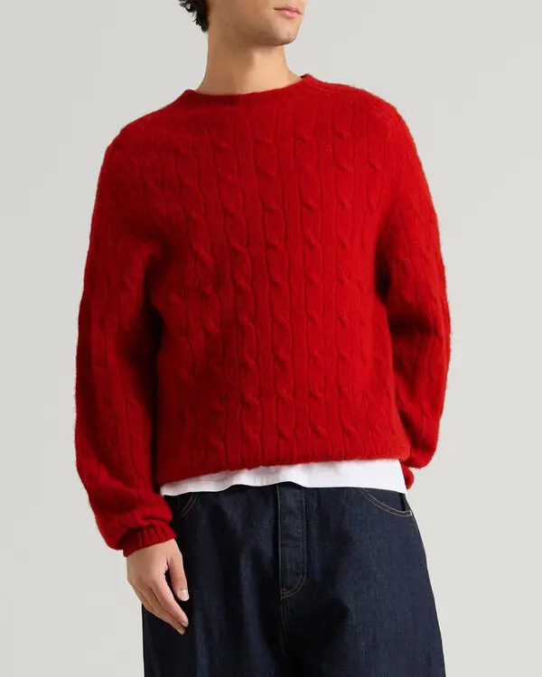 Barbour Scottish Made Cable Crew