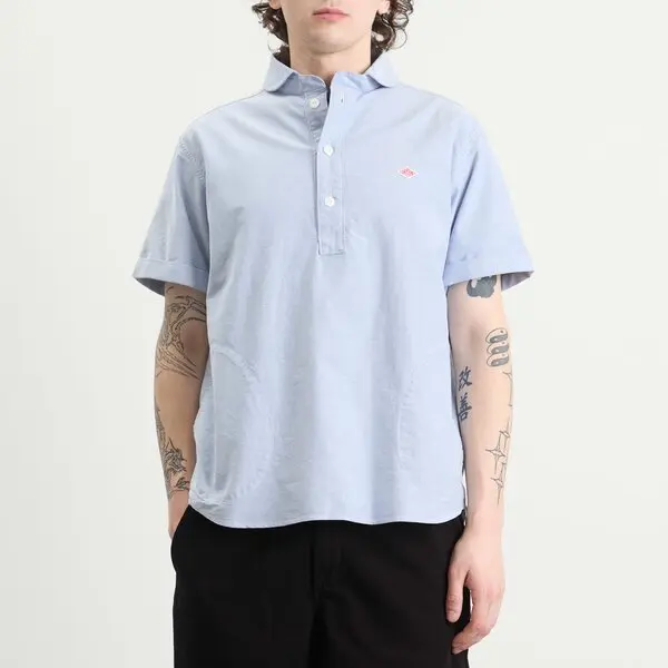 DANTON Round Collar Pull Over Shirt