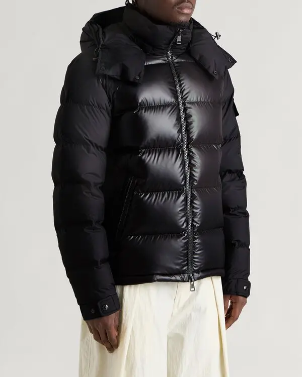 Moncler Maya Mixed Materials Padded Jacket