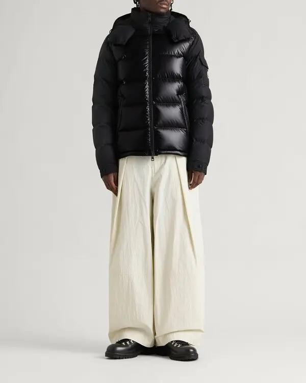 Moncler Maya Mixed Materials Padded Jacket