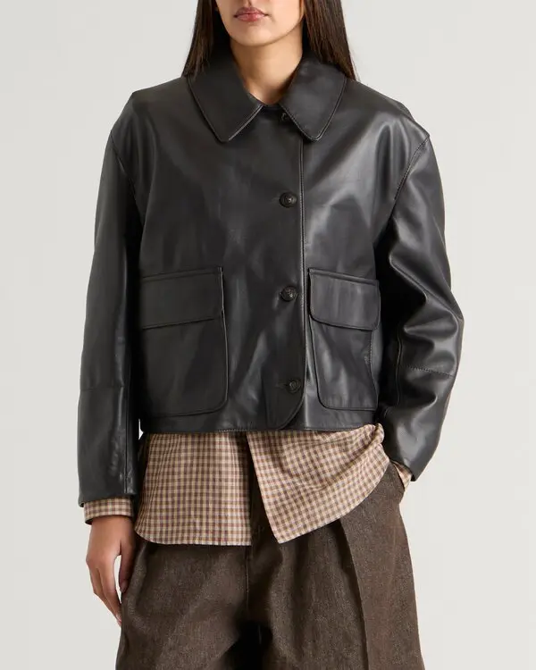 You Must Create Edge Leather Jacket