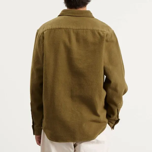 DUBBLEWARE Notched Pocket Flannel Shirt