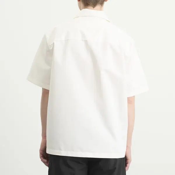 JIL SANDER Boxy Fit Bowling Contrast Colour Shirt