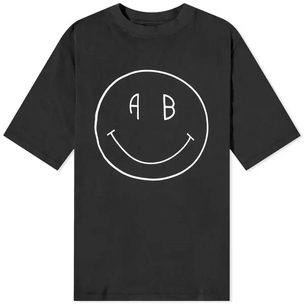 ANINE BING Avi T-shirt With Smiley Logo