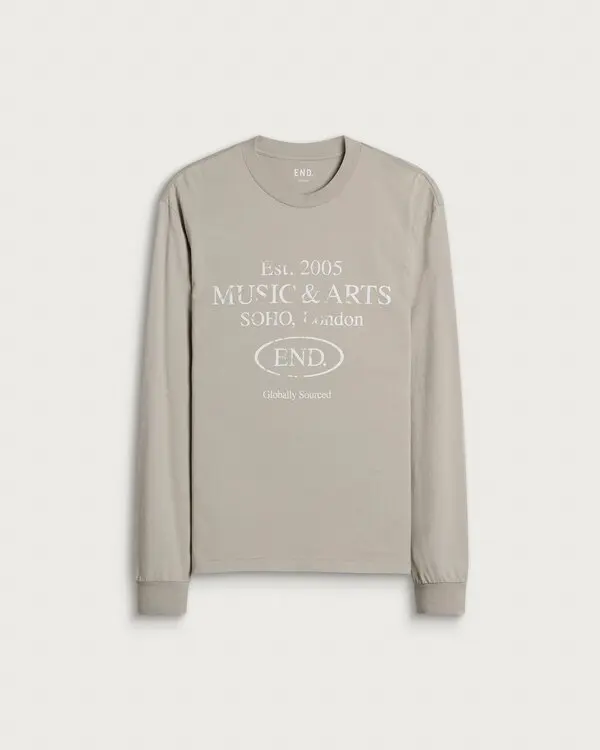 END. Worn Established Long Sleeve T-shirt