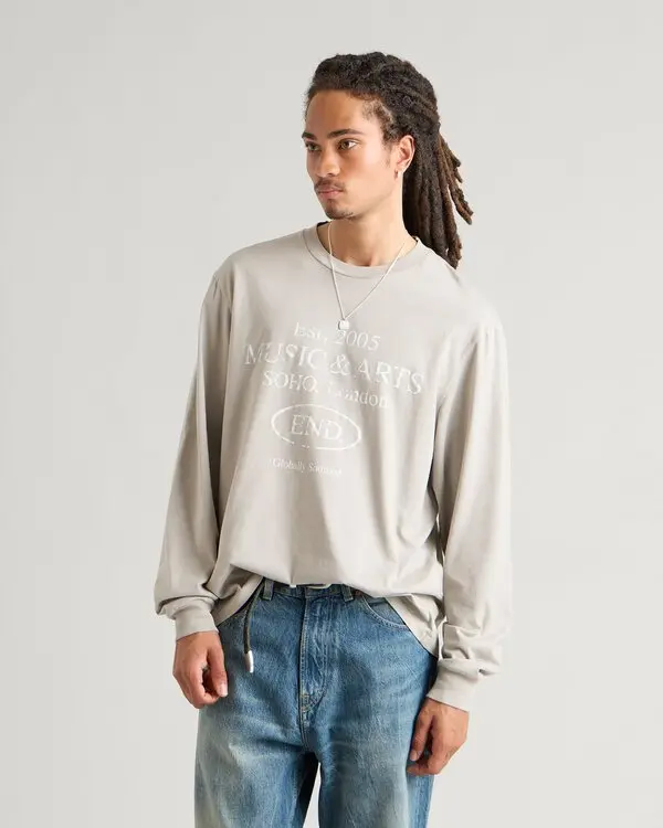 END. Worn Established Long Sleeve T-shirt