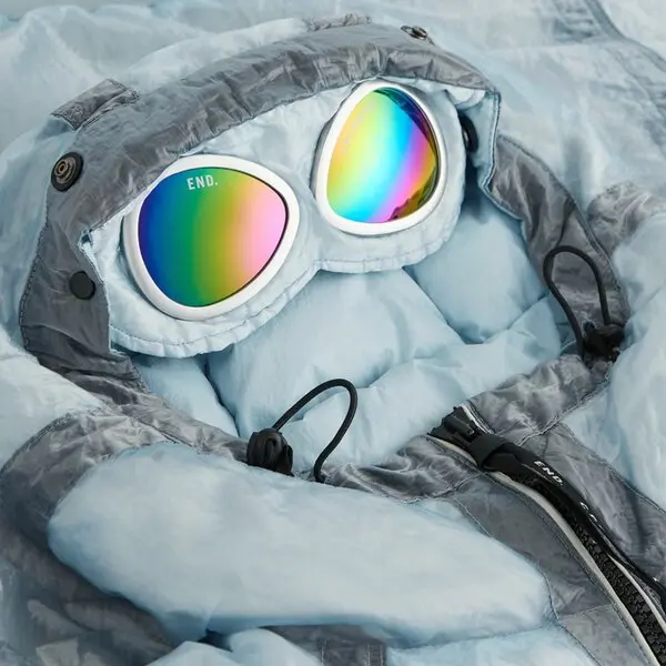 C.P. COMPANY X Kan-d Goggle Puffer Jacket