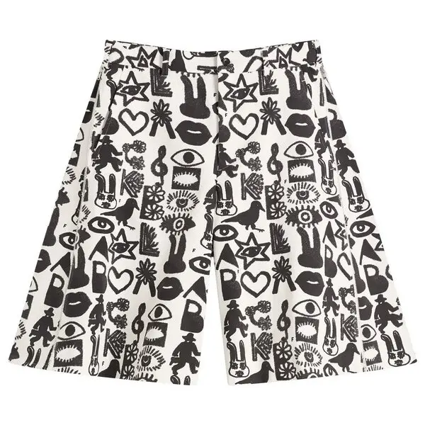 Comme Des Garçons Cotton Pagowski Shorts