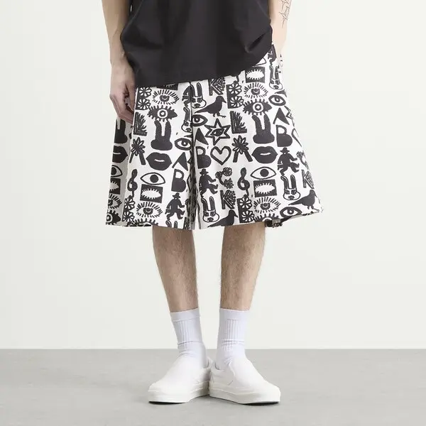Comme Des Garçons Cotton Pagowski Shorts
