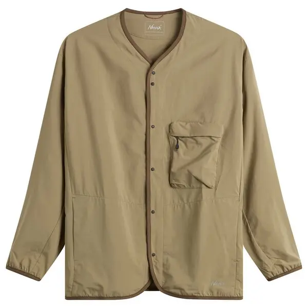 NANGA Plc Excursion Cardigan - Khaki