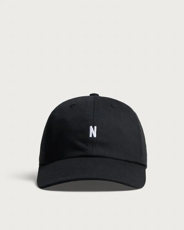 Norse Projects Twill Sports Cap - Black