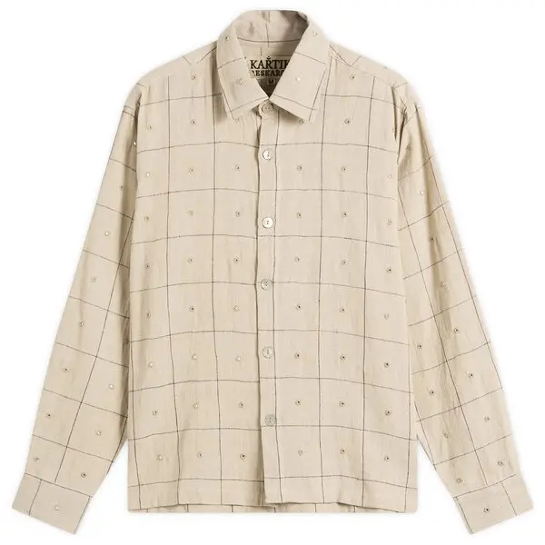 KARTIK RESEARCH Embroidered Mirror Box Shirt