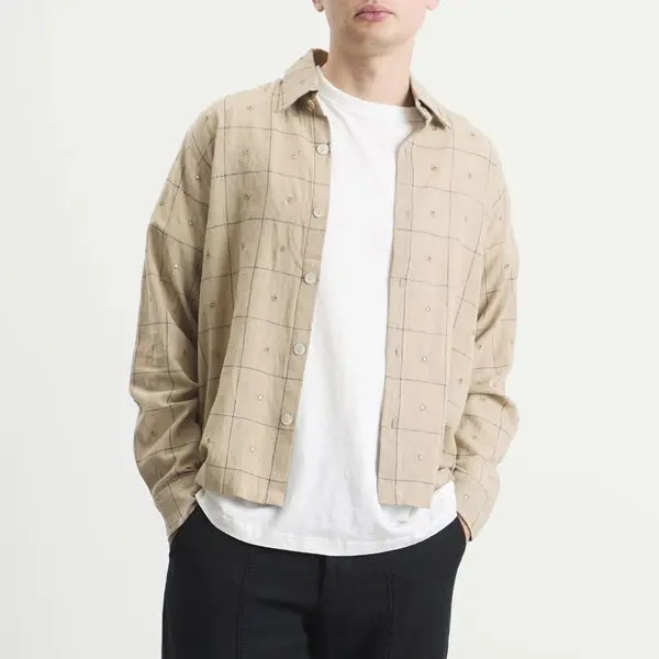 KARTIK RESEARCH Embroidered Mirror Box Shirt
