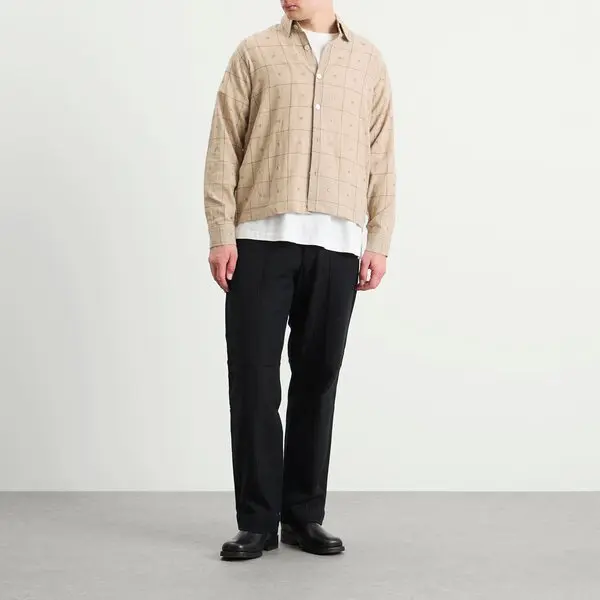 KARTIK RESEARCH Embroidered Mirror Box Shirt
