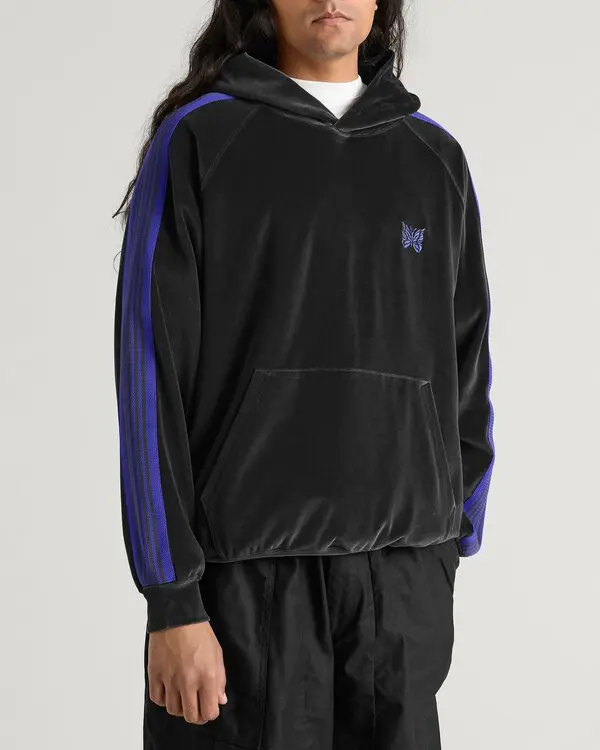 Needles Velour Track Hoodie