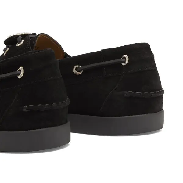 Toga Suede Loafers - Black