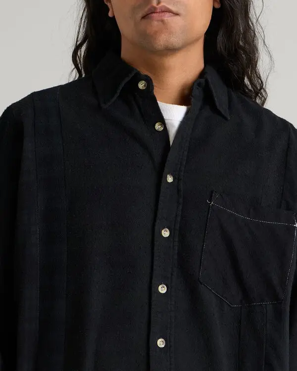 Needles 7 Cuts Overdyed Flannel Shirt