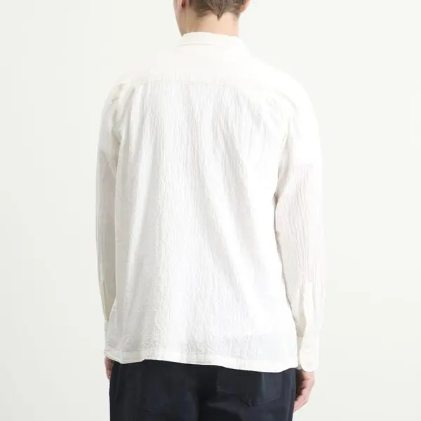 Universal Works Arten Seersucker Attendant Overshirt