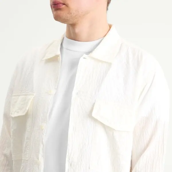 Universal Works Arten Seersucker Attendant Overshirt