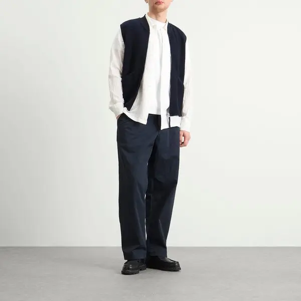 Universal Works Arten Seersucker Attendant Overshirt