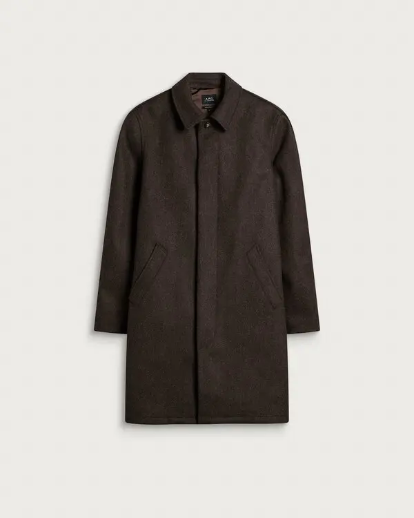 A.p.c. Auster Heathered Wool Mac Jacket