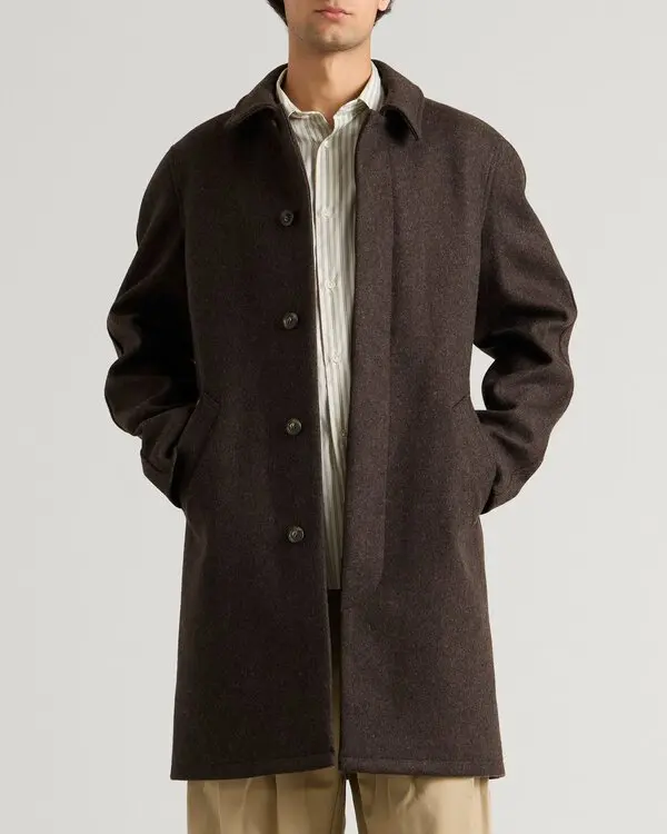 A.p.c. Auster Heathered Wool Mac Jacket