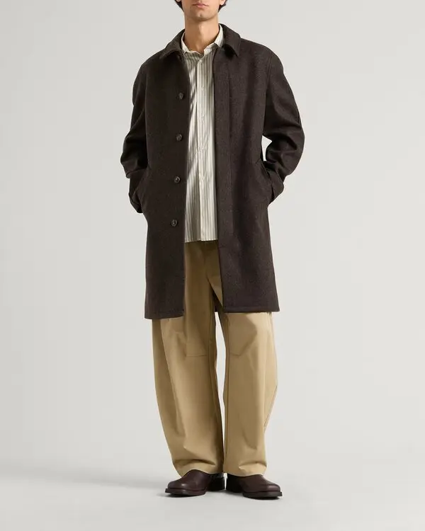 A.p.c. Auster Heathered Wool Mac Jacket