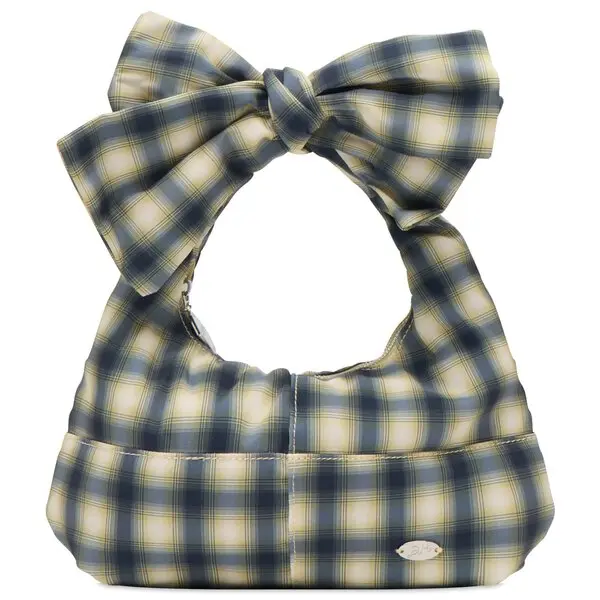 DAMSON MADDER Roo Check Tie Bag | 100% Polyester | End Clothing