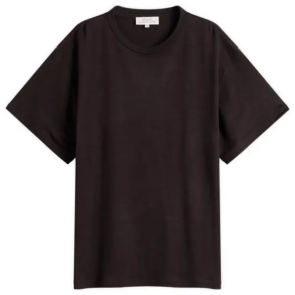 Studio Nicholson Andies T-shirt - Black Grape
