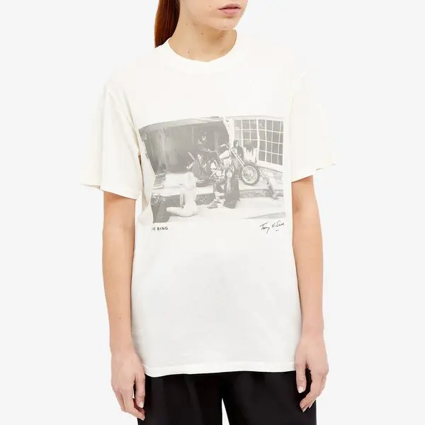 ANINE BING Lili T-shirtwith Rolling Stones Print