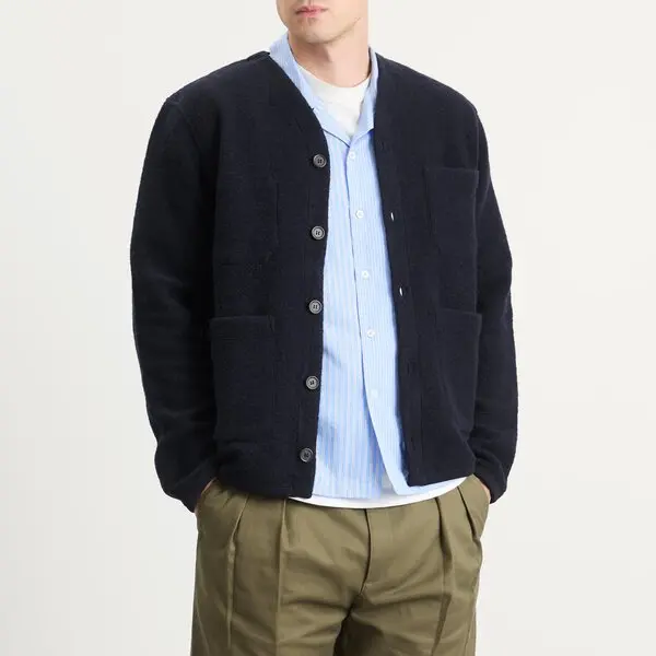 Universal Works Wool Fleece Cardigan