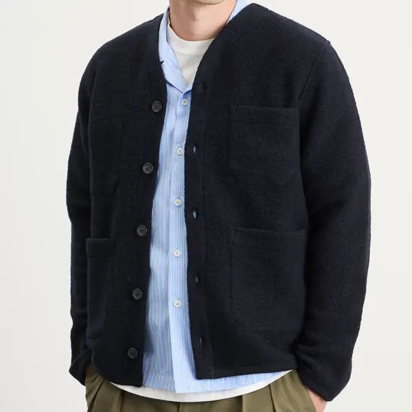 Universal Works Wool Fleece Cardigan