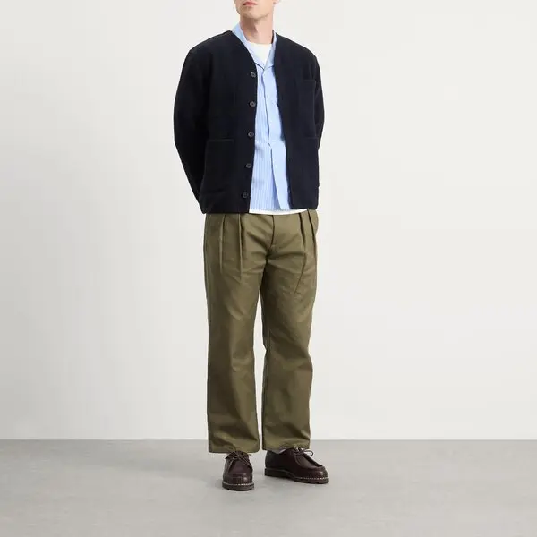 Universal Works Wool Fleece Cardigan