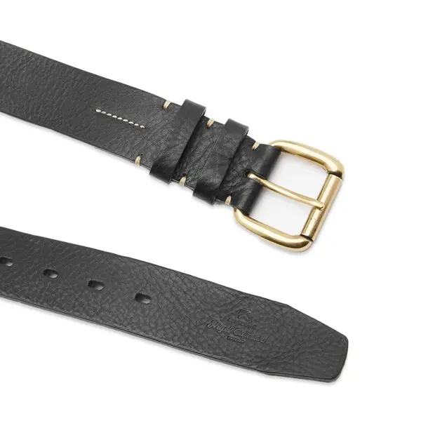 NIGEL CABOURN 40mm Double Keeper Belt - Black