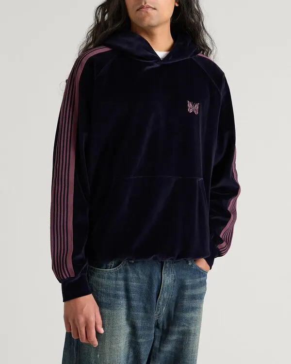 Needles Velour Track Hoodie