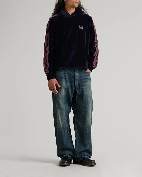 Needles Velour Track Hoodie