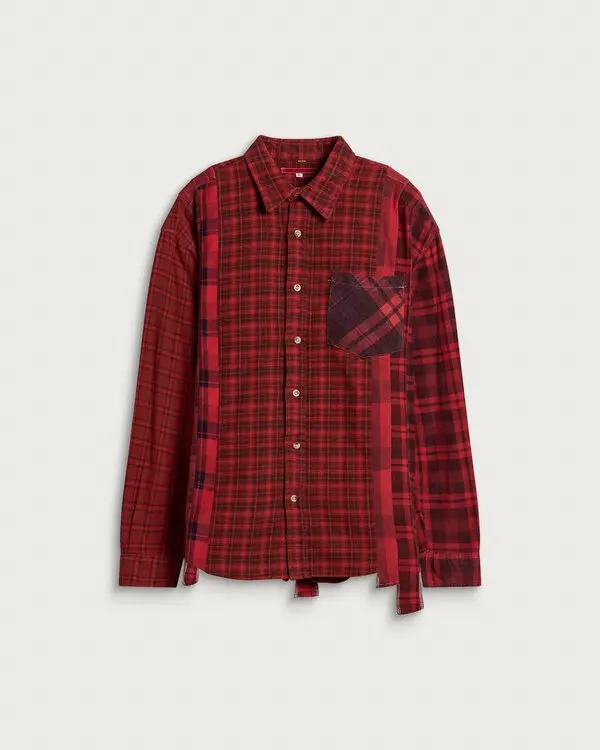 Needles 7 Cuts Overdyed Flannel Shirt