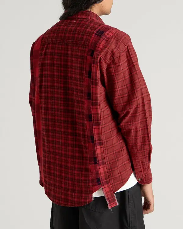 Needles 7 Cuts Overdyed Flannel Shirt
