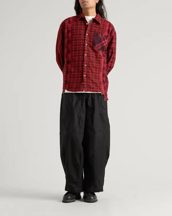 Needles 7 Cuts Overdyed Flannel Shirt