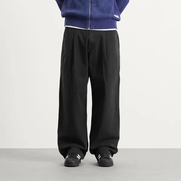 BUTTER GOODS Pleated Trousers