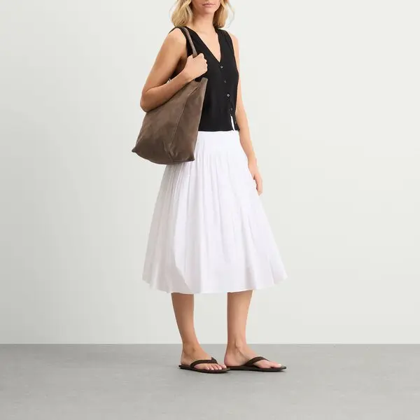NOTHING WRITTEN Cou Suede Shopper Bag